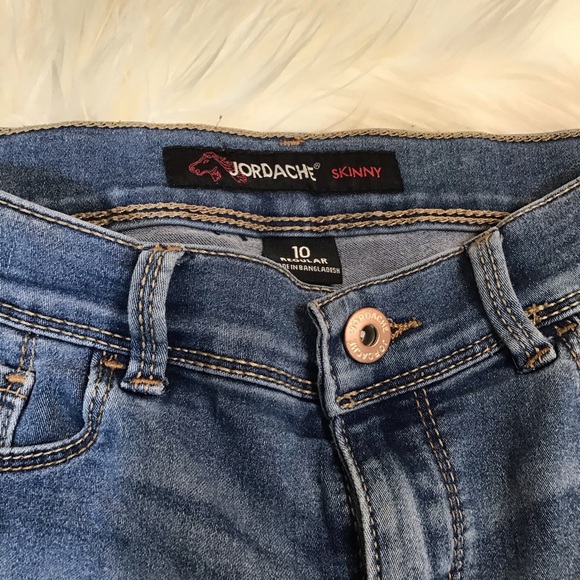 Jordache | Bottoms | Jordache Girls Skinny Elastic Jeans | Poshmark